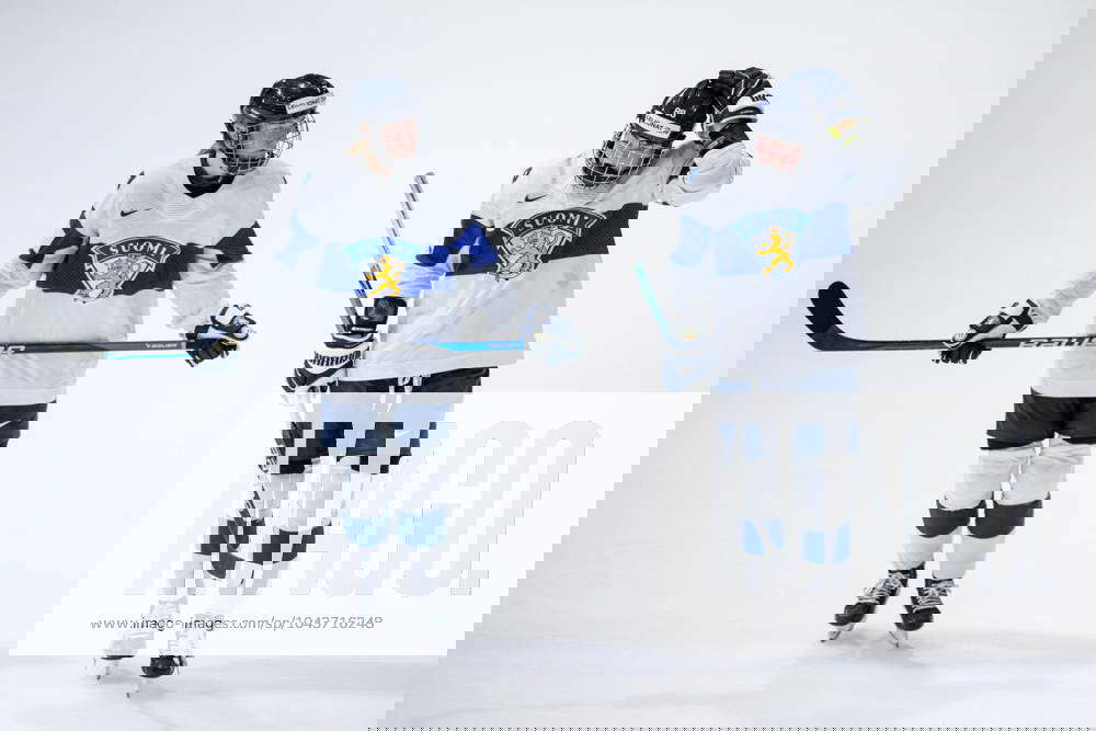 240413 Sanni Rantala and Ronja Savolainen of Finland look dejected ...