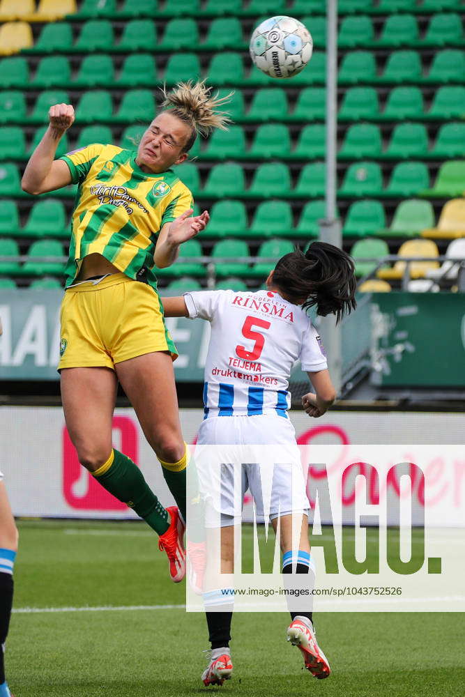 Den Haag, Netherlands, April 14th 2024: Lobke Loonen (9 ADO Den Haag ...