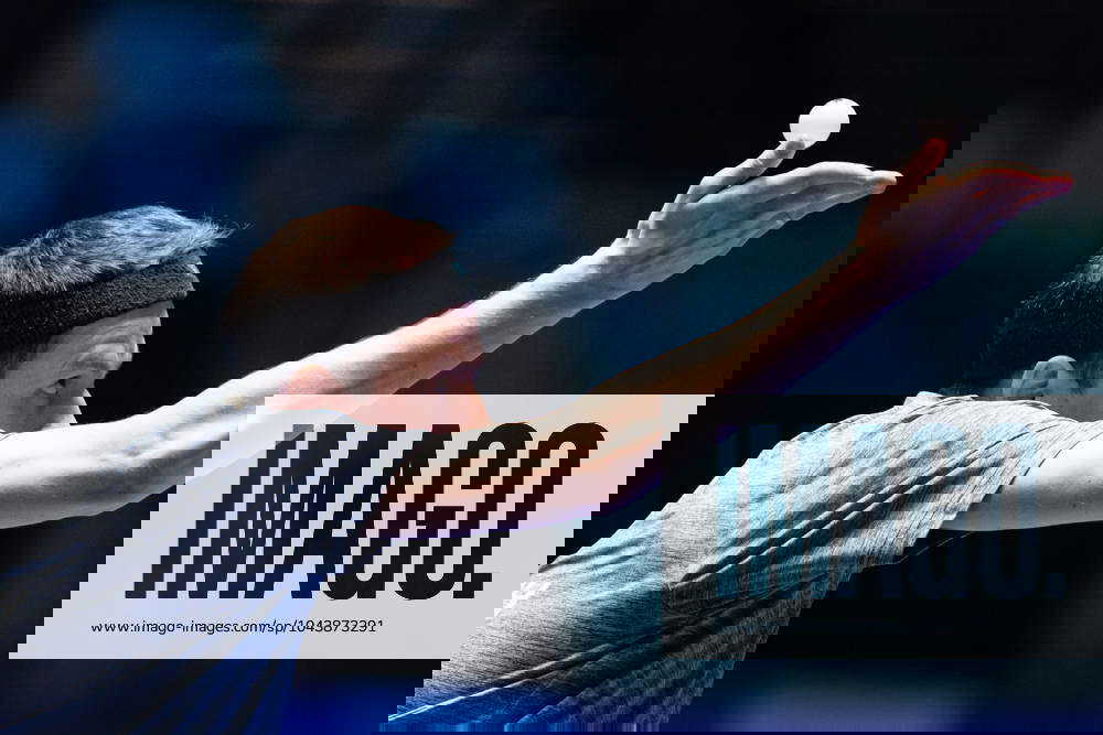 (240417) -- MACAO, April 17, 2024 -- Jonathan Groth of Denmark serves ...