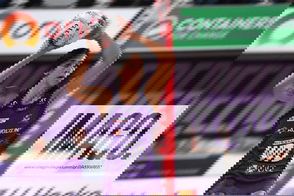 SUPER NETBALL FIREBIRDS GIANTS, Hulita Veve of the Firebirds passes the ...