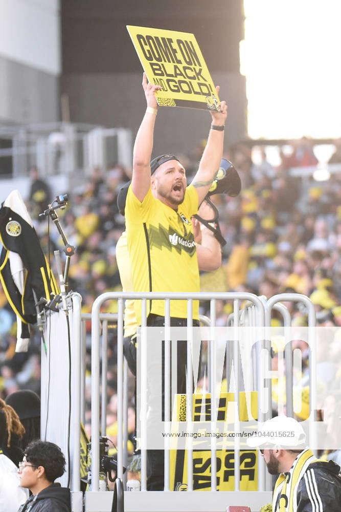 : Columbus Crew fans cheer their team on against the Portland Timbers ...