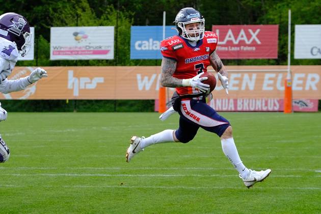 Maxwell Gray SAFV - Swiss American Football CEFL - Calanda Broncos vs ...
