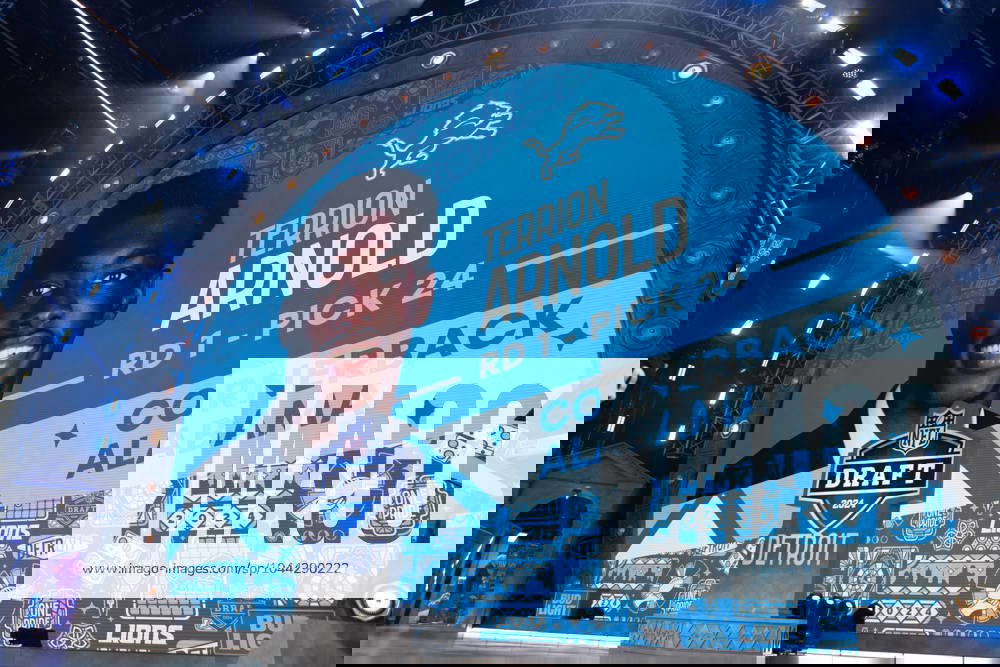 DETROIT, MI - APRIL 25: The Detroit Lions select Alabama Cornerback ...