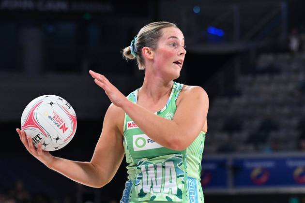 SUPER NETBALL MAVERICKS FEVER, Fran Williams of the Fever in action ...