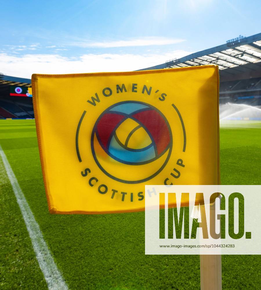 A general view of corner flag during Women s Scottish Cup Old Firm Semi ...