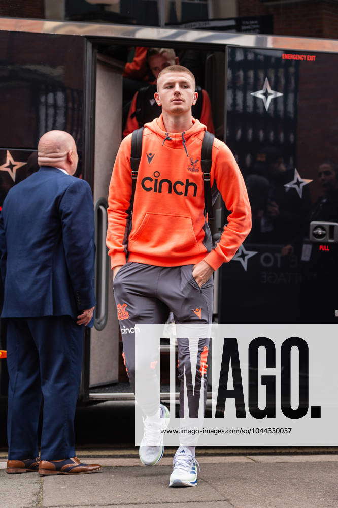 Adam Wharton of Crystal Palace arrives ahead of the Premier League ...