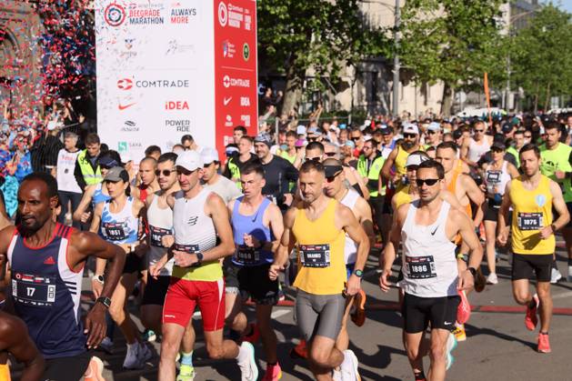 BELGRADE MARATHON MARATHON 37th Belgrade marathon athletisc start, Beograd 28.04.2024. godine Foto