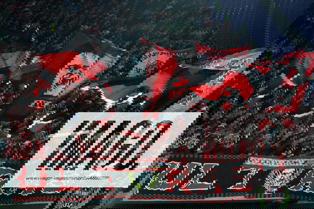 Rome, Italy 2.05.2024: Leverkusen supporters flags in UEFA Europa ...