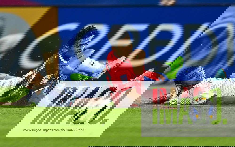 Indonesia v Iraq - AFC U23 Asian Cup 2024 Nihad Mohammed Watifi of Iraq is battling for the ball