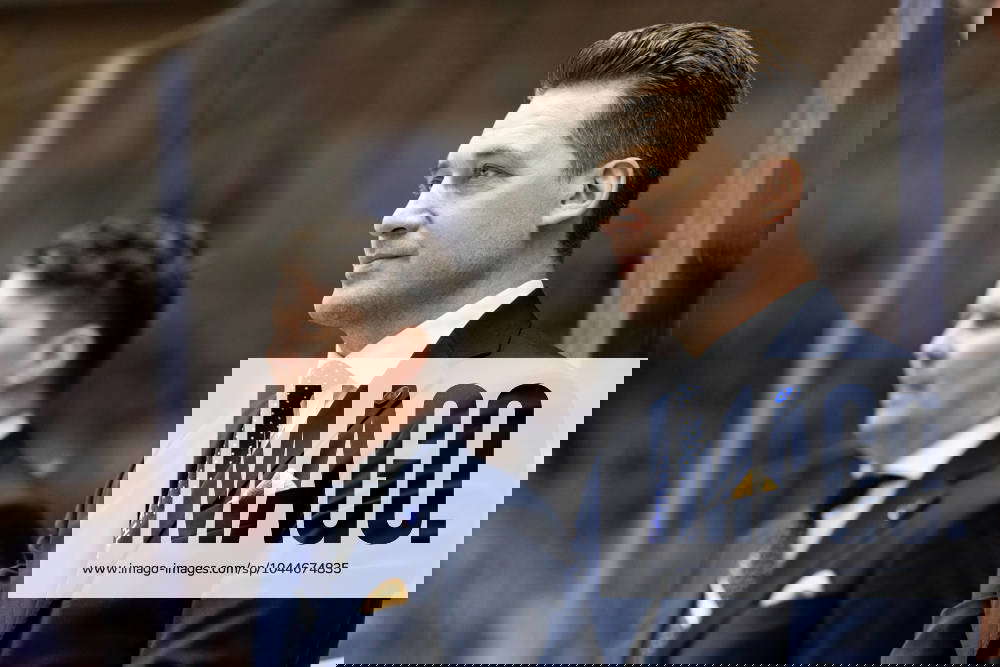 240504 Head coach Sam Hallam of Sweden ahead of the Betano Hockey Games ...