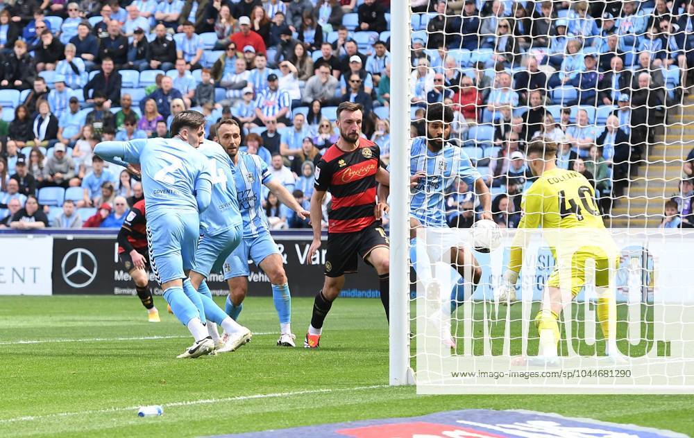Morgan Fox of QPR scores the team s second goal Coventry City v Queens ...