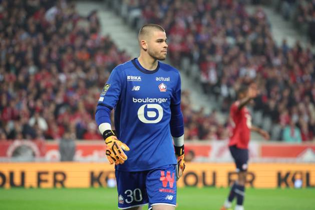 Lucas CHEVALIER (LOSC Lille) lors du match LOSC Lille vs Strasbourg ...