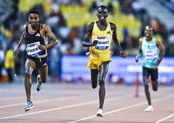 Doha Diamond League 2024 Samuel Firewu of Ethiopia is competing in the ...