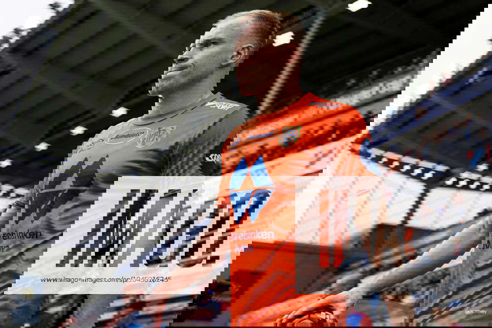 Martin Ramsland of Aalesund ahead of the OBOS ligaen match between ...