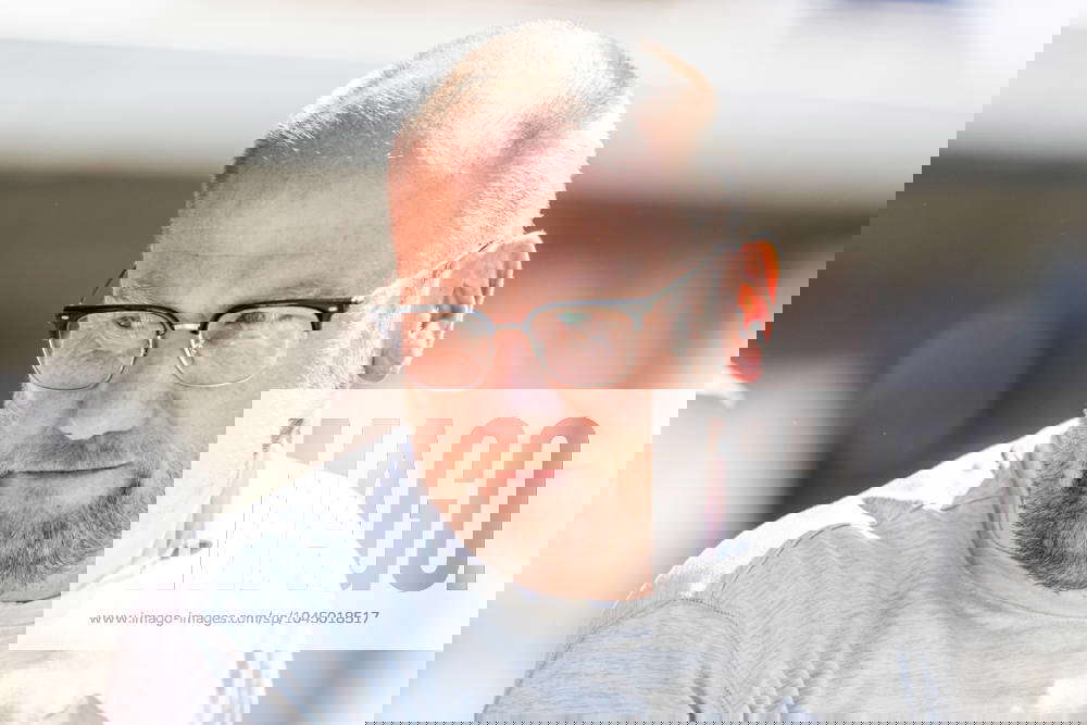 Halmstad coach Magnus Haglund ahead of the Allsvenskan football match ...