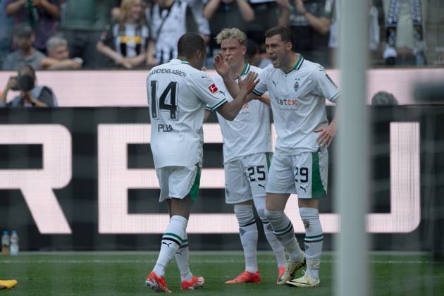 ROBIN HACK MG cheers after his goal for 1 0, Jubel, jubeln, Freude ...