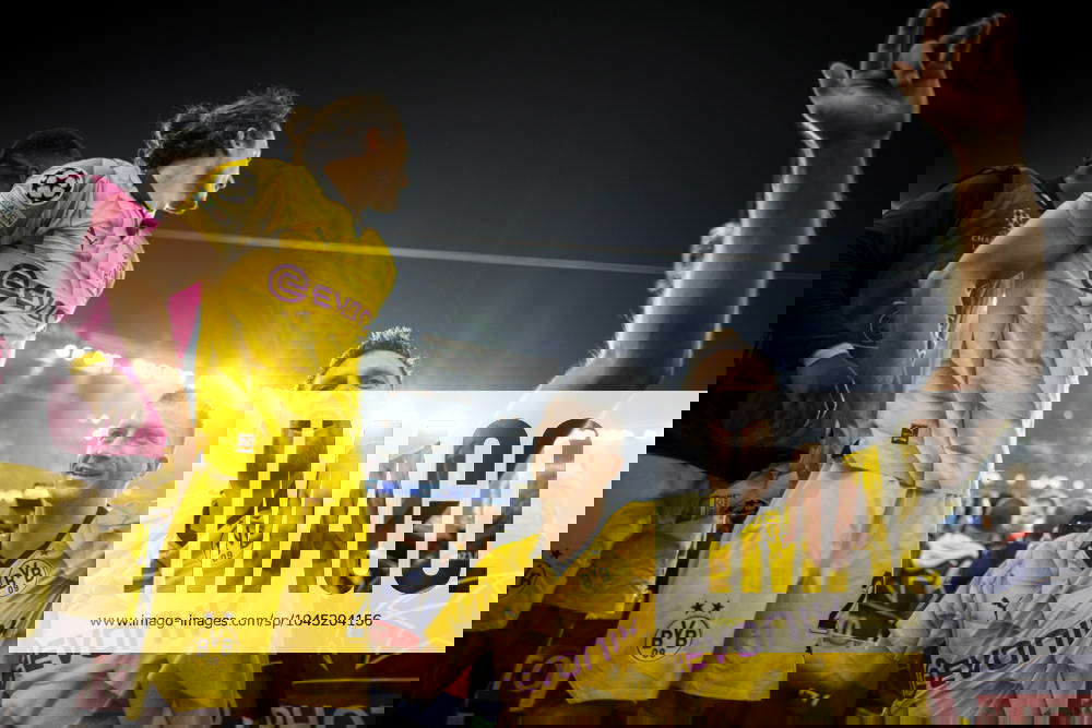 Paris, France 7th May 2024 Final cheer Marcel Sabitzer BVB Marco Reus ...