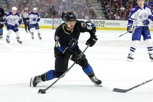 CLEVELAND, OH - MAY 08: Cleveland Monsters forward Trey Fix-Wolansky on ...