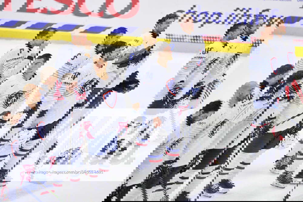 Team France sad after the preliminary round match GERMANY - FRANCE 6-3 ...