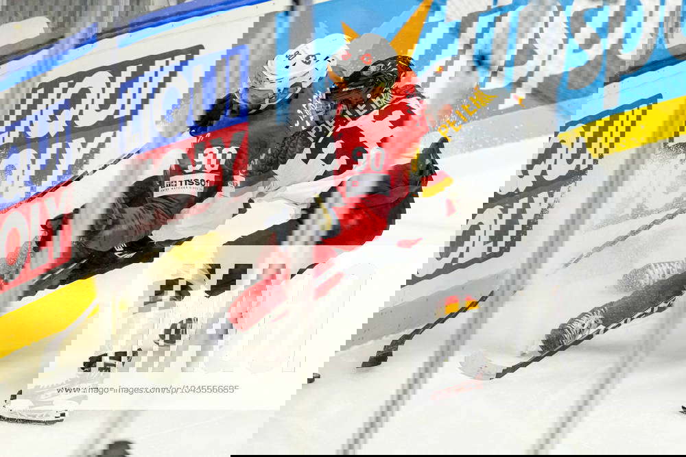 OSTRAVA, CZECH REPUBLIC MAY 23 Roman Josi of Switzerland L against John ...