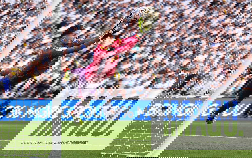 London, England, 26th May 2024. Illan Meslier of Leeds United produces ...