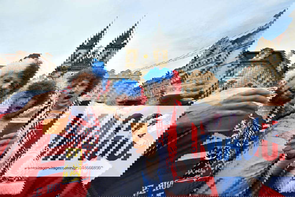 Czech fans watch the 2024 IIHF World Championship, WM ...