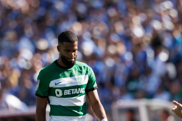 Jeremiah St. Juste after receiving red card during Taca de Portugal ...