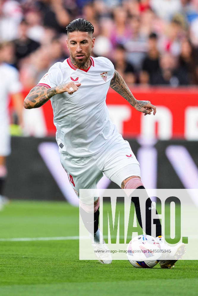 Sevilla, Sevilla, SPAIN: Sergio Ramos of Sevilla FC in action during ...