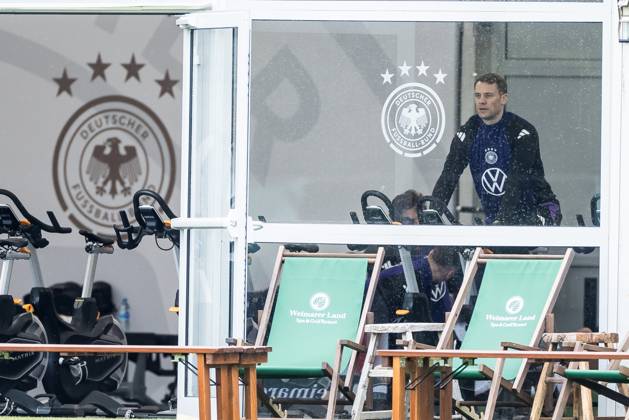 DFB Training Camp Training 29 05 2024 Manuel Neuer Germany arrives at ...