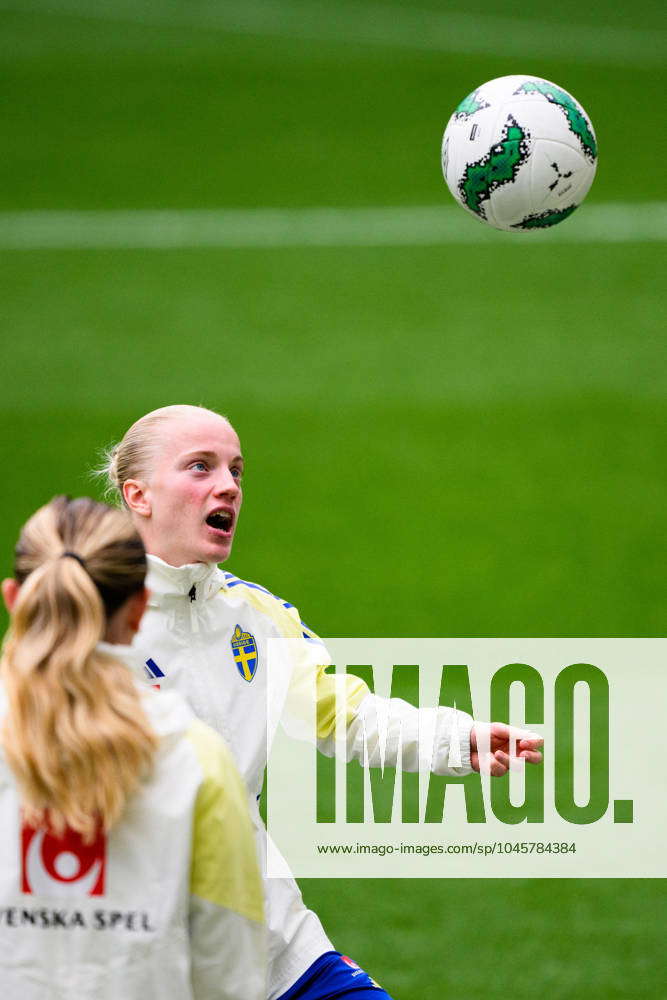 240530 Anna Sandberg of Sweden during a training session on May 30 ...