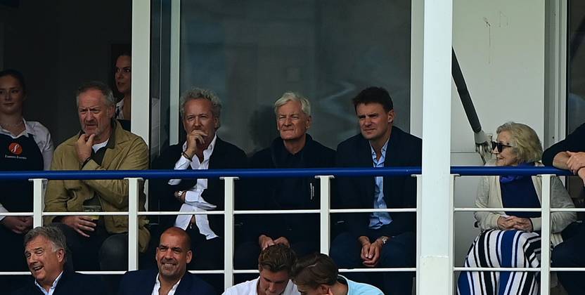 Bath Rugby v Sale Sharks, Bath, UK - 1 Jun 2024 Bruce Craig, Owner of ...