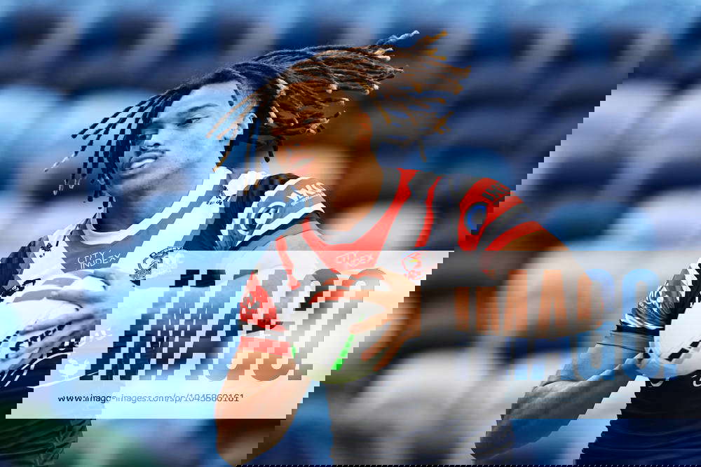 NRL ROOSTERS COWBOYS, Dominic Young of the Roosters warms up ahead of ...