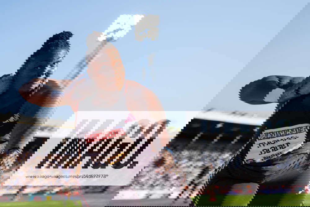 240602 Danniel Thomas Dodd of Jamaica competes in women s shot put ...