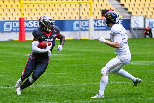 Connor Wedington Cologne Centurions vs Fehervar Enthroners match photos ...