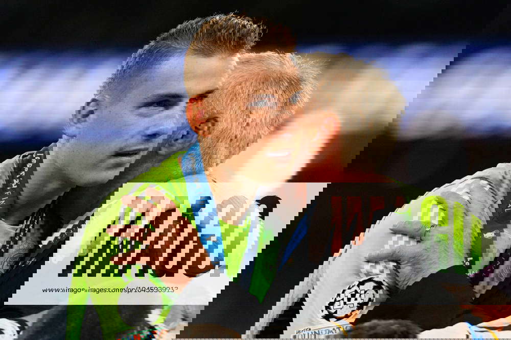 June 1, 2024, London, United Kingdom: Andryi Lunin, Carlo Ancelotti ...