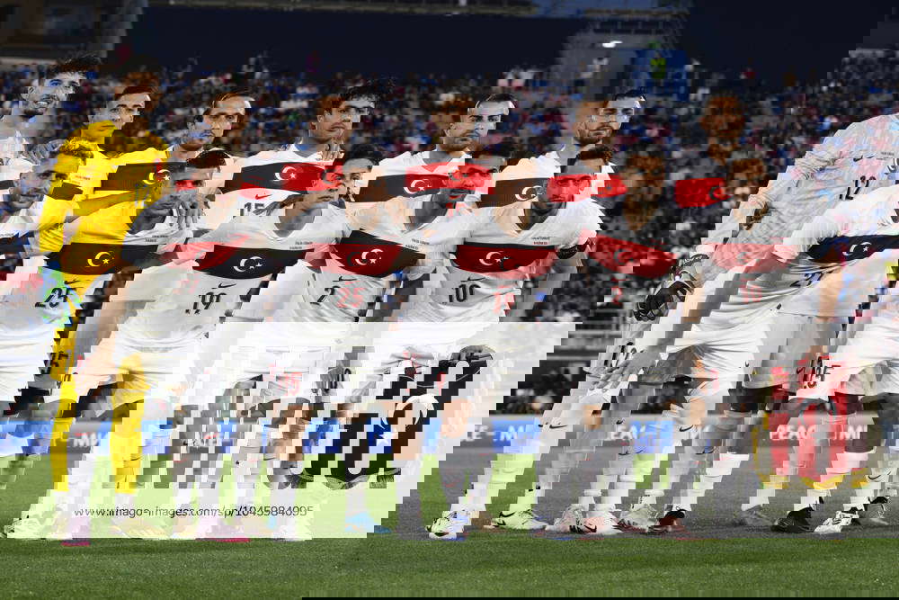 Italy v Turkey - Friendly Players of Turkey pose for a team photo prior ...