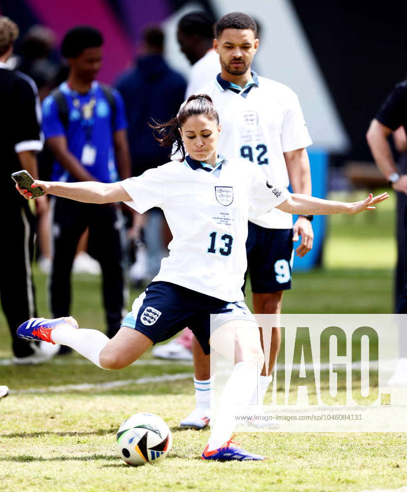 Samantha Quek of England during a training session. Soccer Aid for ...