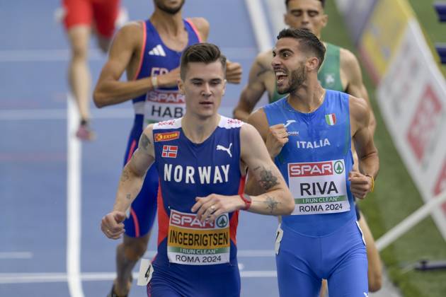 Norway& x2019;s Jacob Ingebrigtsen and Italy& x2019;s Federico Riva ...