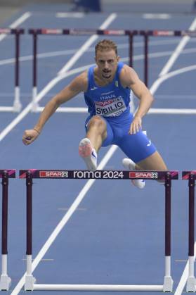 Italys Alessandro Sibilio competes 400m Hurdles Men during the 26th ...
