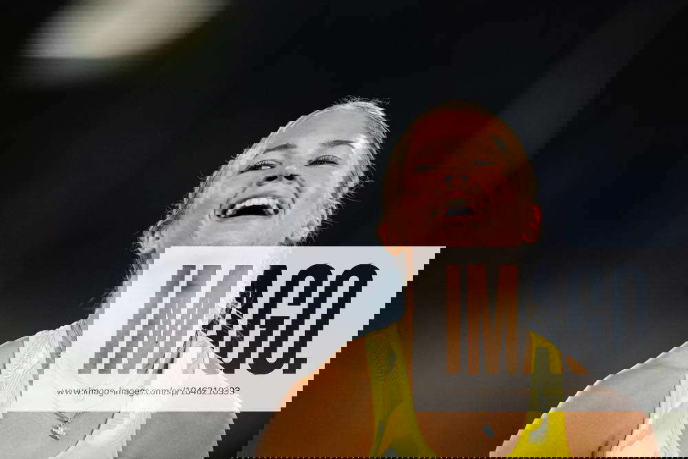 240610 Julia Henriksson of Sweden celebrates after competing in women s ...