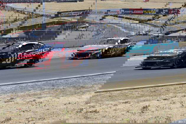 SONOMA, CA - JUNE 07: Noah Gragson, driving the No. 10 Overstock.com ...