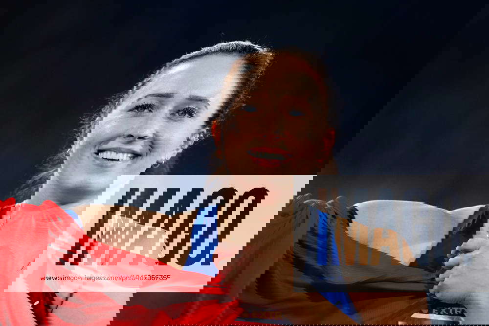 Marie Therese Obst of Norway after competing in women s javelin throw final during day 5 of the