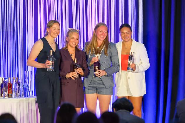 June 11, 2024, St. Paul, Minnesota, USA: Members of the PWHL Rookie ...