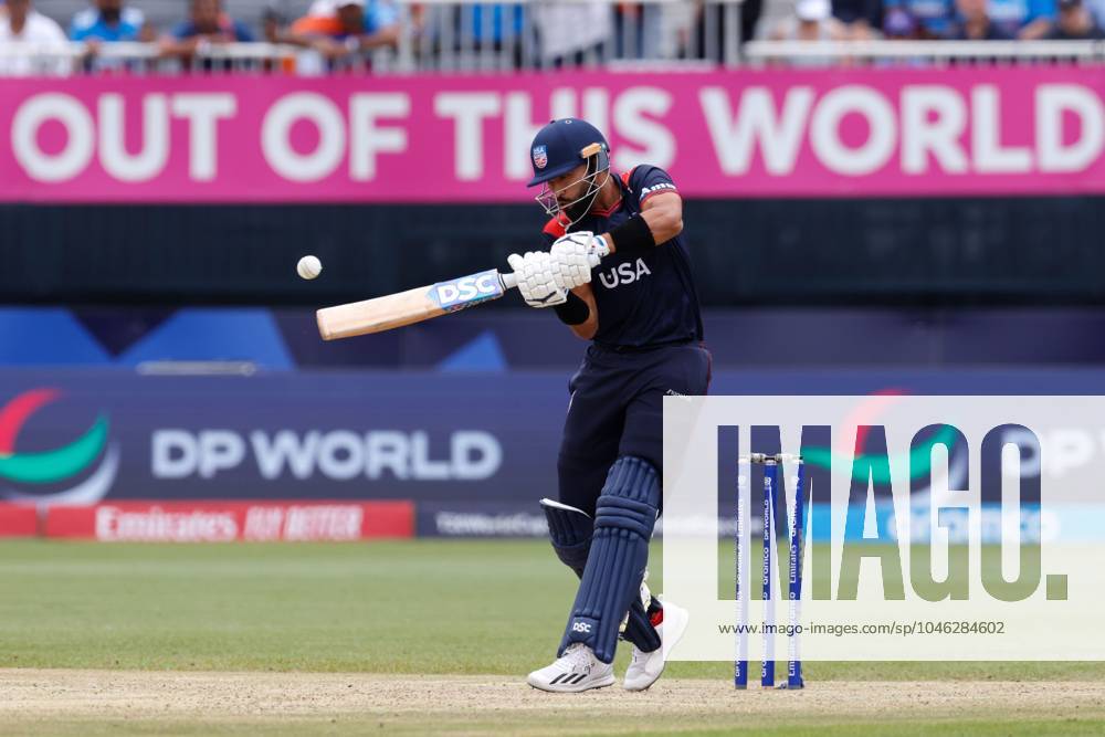USA s Jessy Singh plays a shot during the ICC Men s T20 World Cup 2024 ...