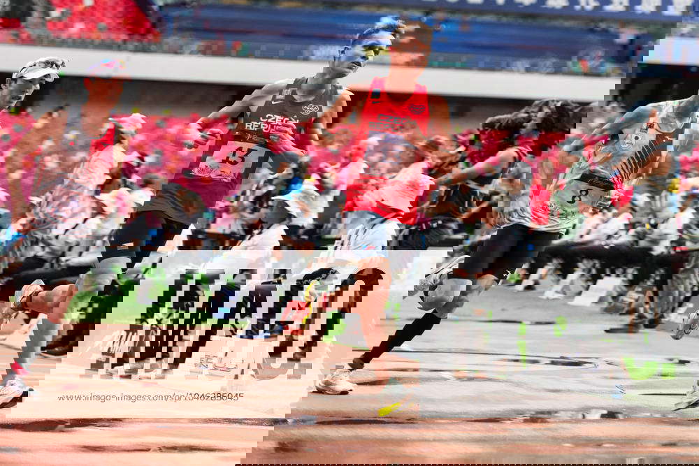 Czech modern pentathlete Martin Vlach competes during men s ...