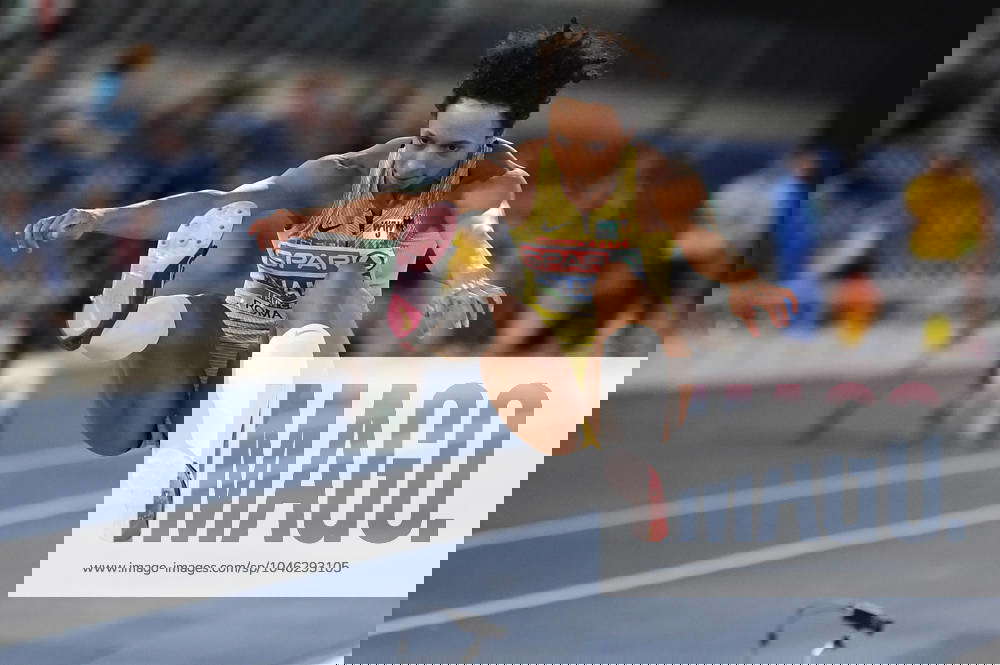 Rome, Italy: Malaika MIHAMBO of Germany in action during the women s long jump final at the Rome