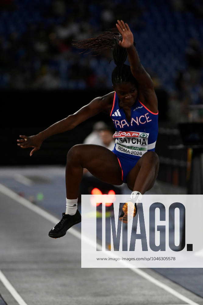Rome, Italy: Kpatcha Hilary in women s long jump final during the day 6 of European Athletics 12th