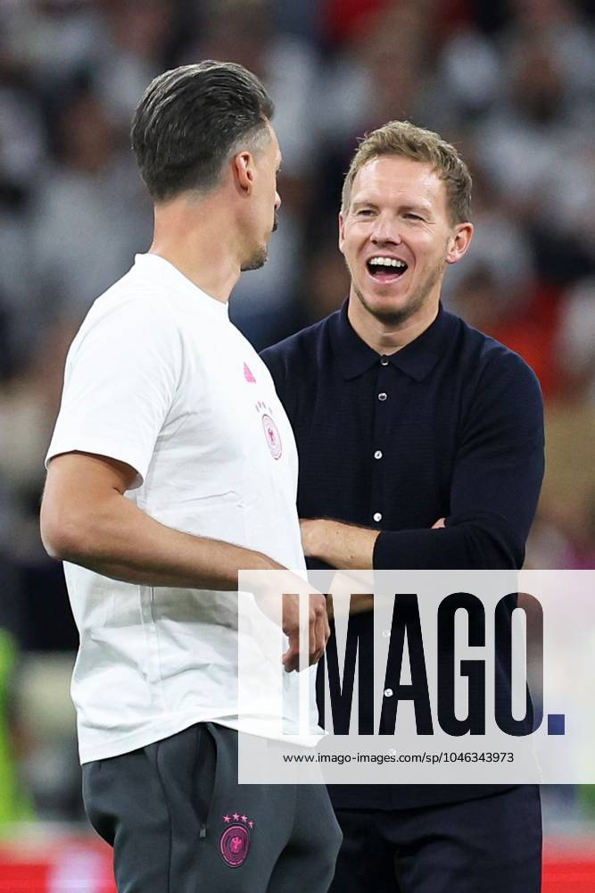 Germany manager Julian Nagelsmann at full-time Germany v Scotland, UEFA ...