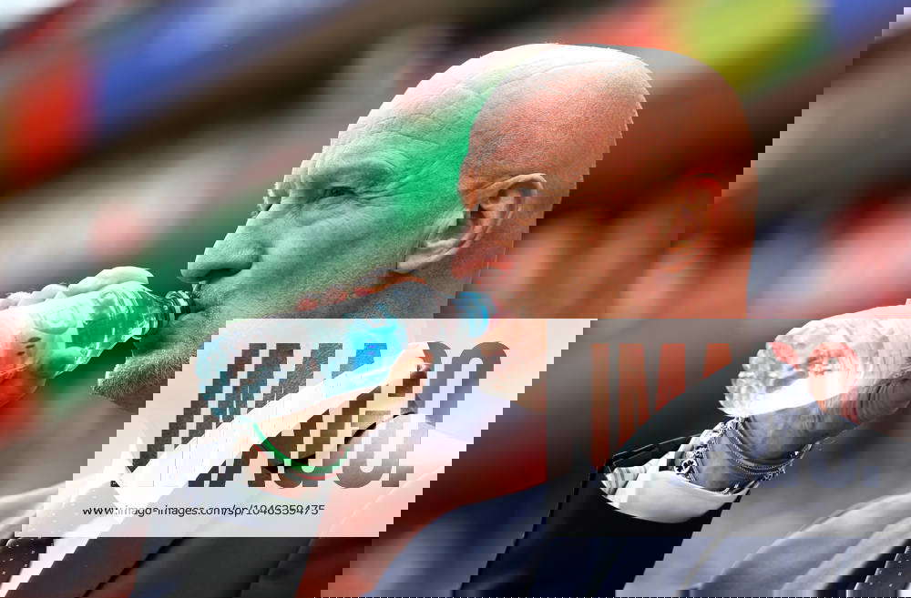 Hungary Manager Marco Rossi ITA looks on Hungary v Switzerland, UEFA ...