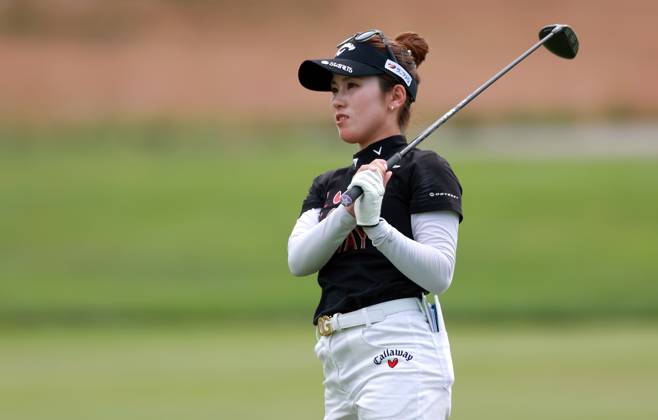 Meijer LPGA, Golf Damen Classic Yuna Nishimura of Osaka, Japan hits ...